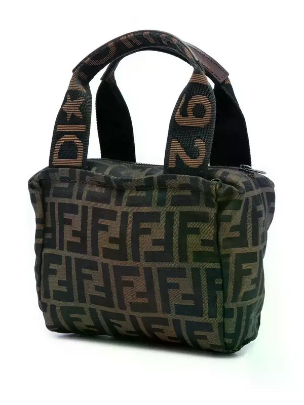 Fendi 2000-2010 Mini Zucca Canvas Handbag