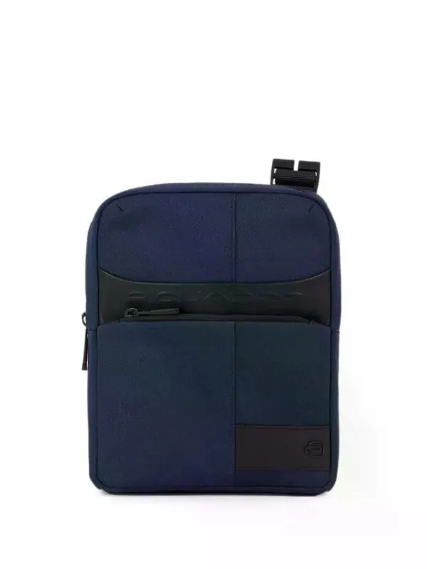 PIQUADRO Logo Plaque Shoulder Bag