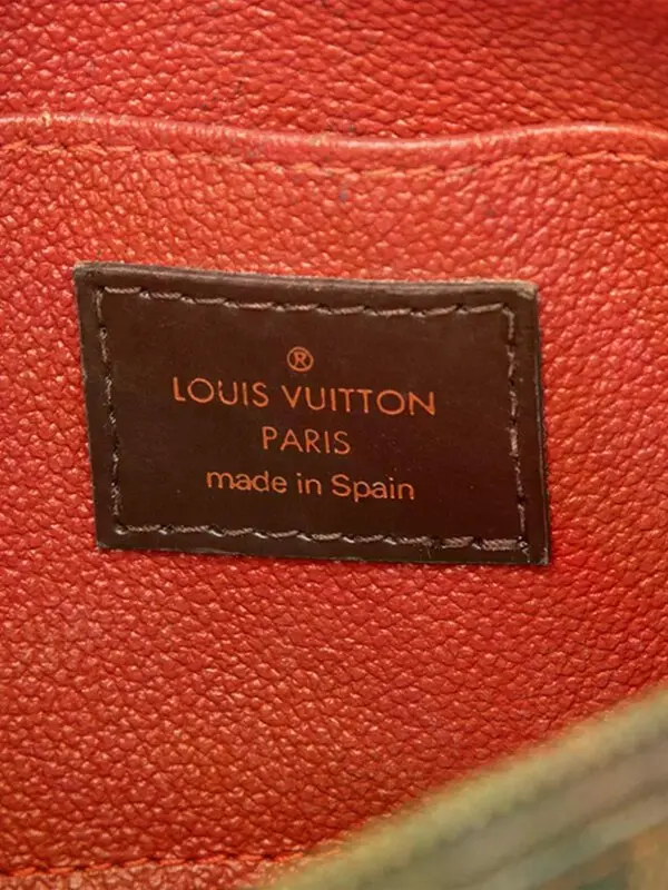 LOUIS VUITTON 2005 Damier Ebene Cosmetic Pm Pouch