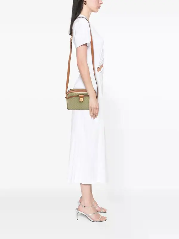 Celine Macadam Coated Canvas Crossbody Bag