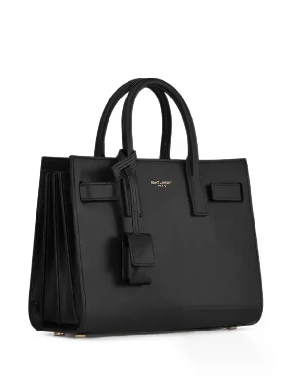 Saint Laurent Sac De Jour Nano Smooth Leather Handbag - Black