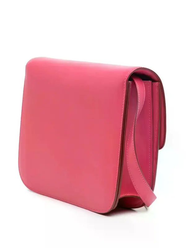 Celine 2017 Medium Calfskin Classic Box Crossbody Bag - Pink