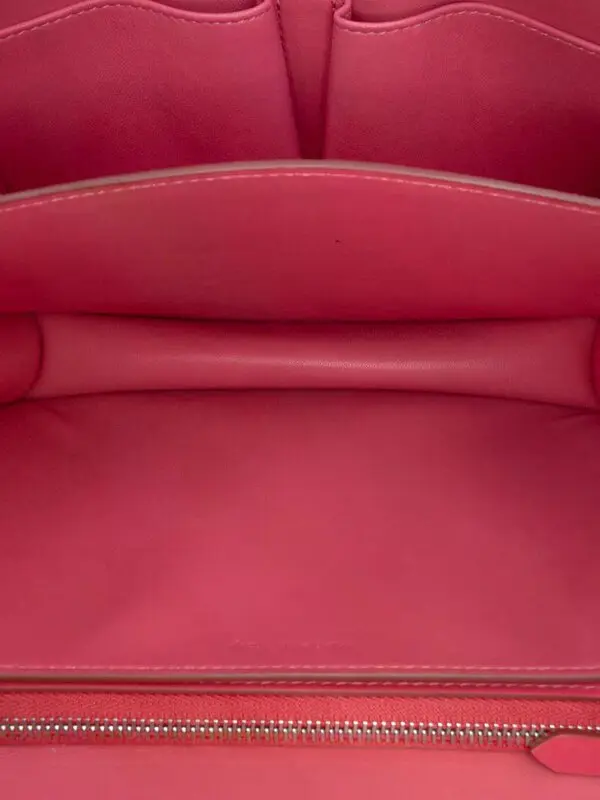 Celine 2017 Medium Calfskin Classic Box Crossbody Bag - Pink