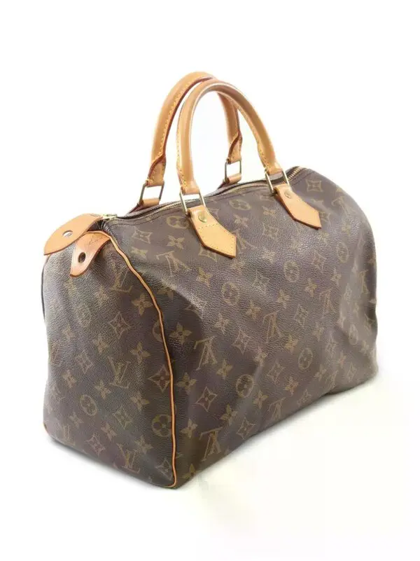 LOUIS VUITTON Monogram Speedy 30 Tote Bag - Brown