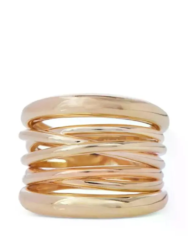 Sidney Garber 18k Yellow Scribble Ring - Gold