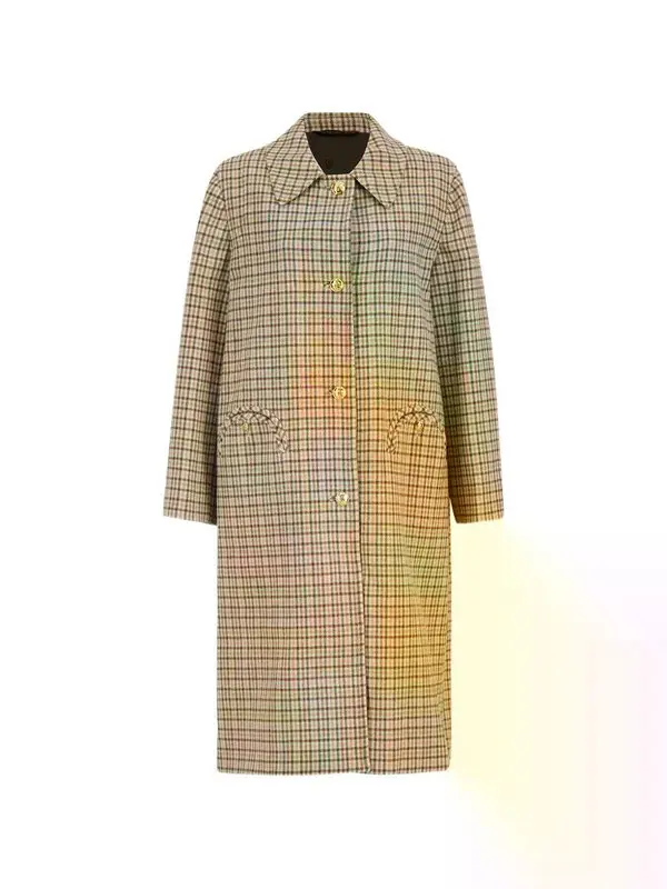 BLAZÉ MILANO Agape Check-pattern Coat