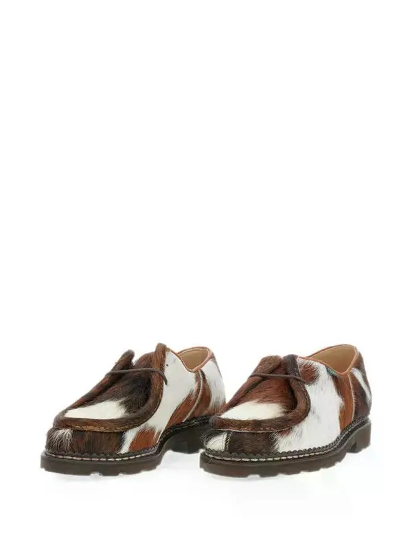 Paraboot Pony-skin Finish Lace-up Loafers