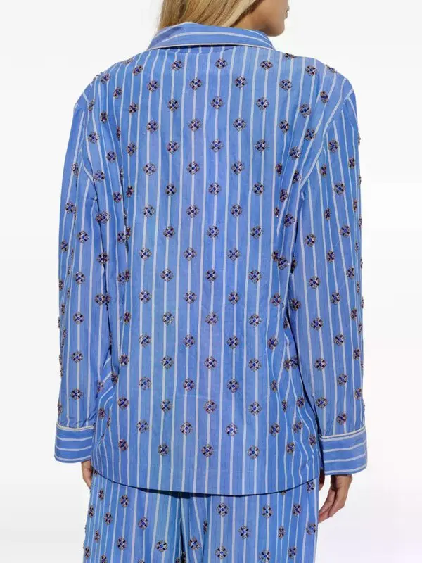 Munthe Embellished Striped Shirt