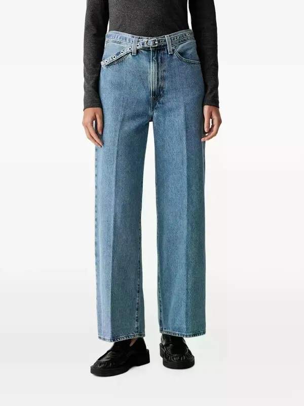 LEVI'S Ribcage Belted Wide-leg Jeans