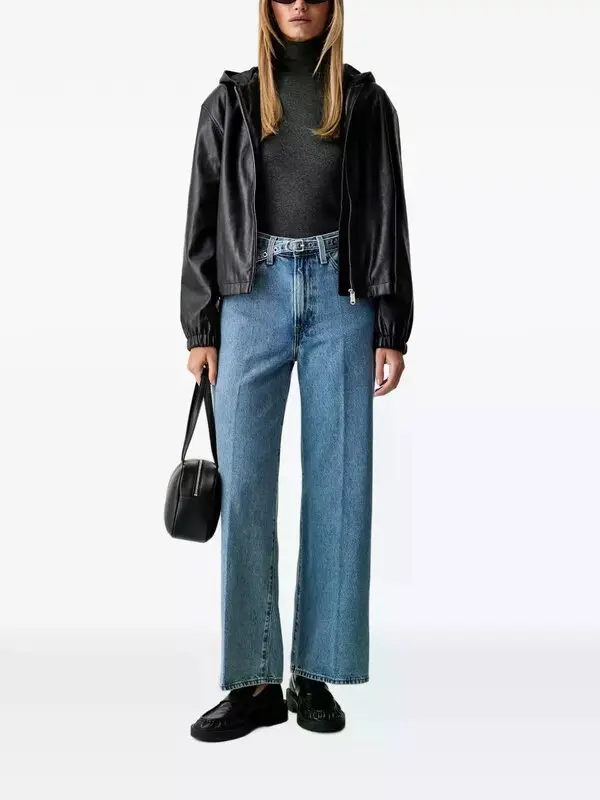 LEVI'S Ribcage Belted Wide-leg Jeans
