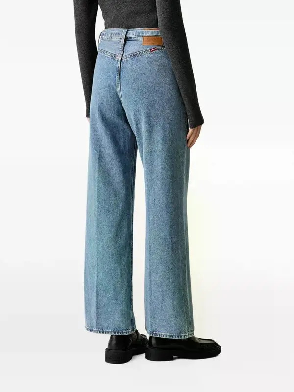 LEVI'S Ribcage Belted Wide-leg Jeans