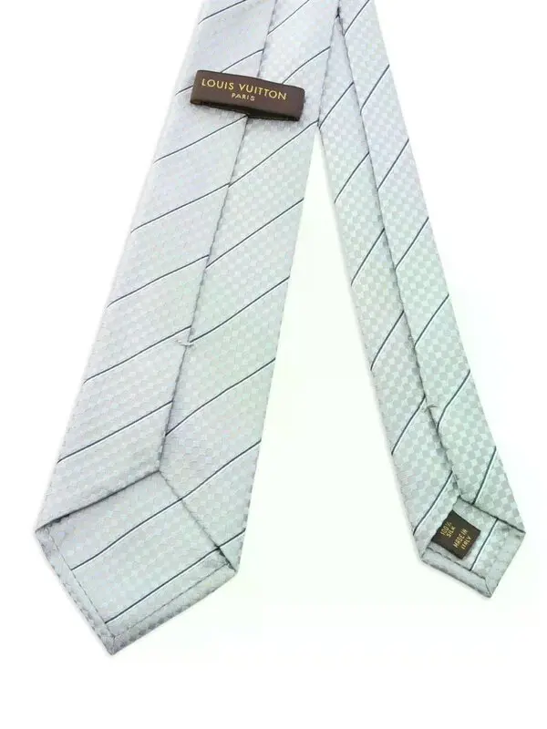 LOUIS VUITTON Micro Damier Neck Tie