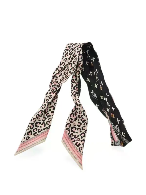 LOUIS VUITTON 2021 Wild At Heart Bandeau Scarf - Black