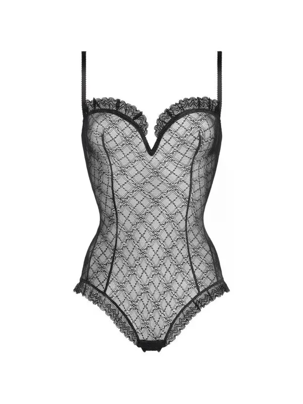 ERES Chantilly Lace Bodysuit - Black