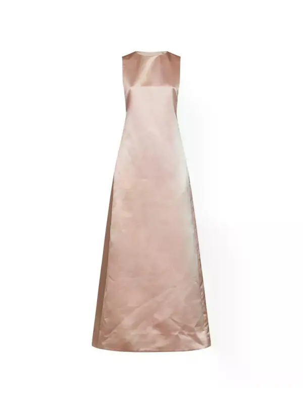 ALINA A-line Maxi Dress With Bow Detail