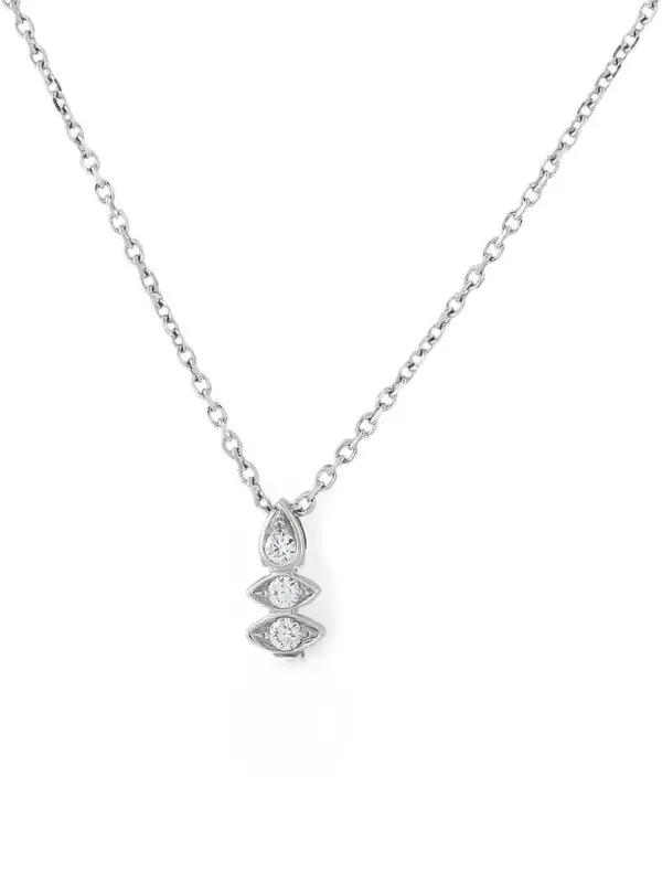 ASSAEL Pearl And Diamond Necklace - Silver