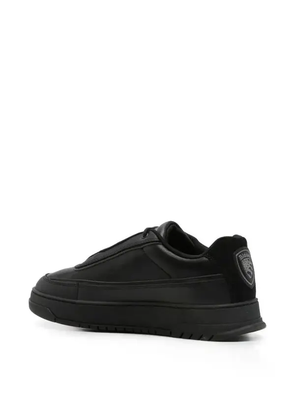BLAUER. Logo-patch Panelled Sneakers