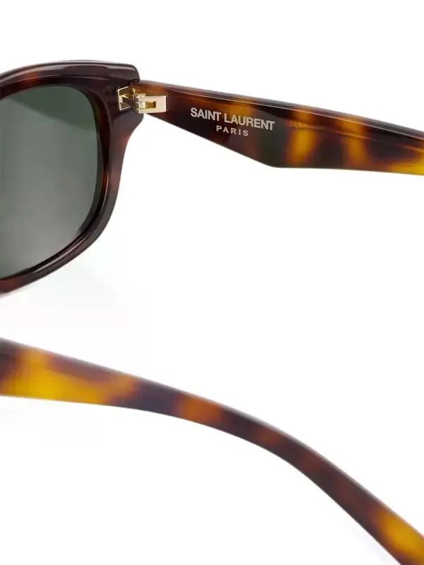 Saint Laurent Tortoiseshell Pattern Sunglasses
