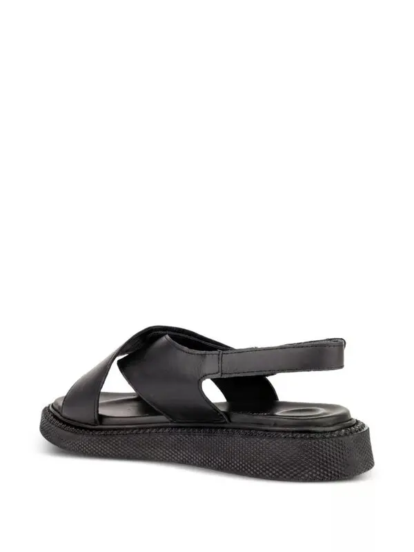 SERGIO MORETTI FIRENZE Crossover-strap Touch-strap Sandals