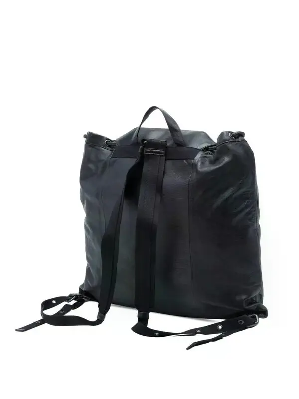 Bottega Veneta Intrecciato Trimmed Leather Drawstring Backpack