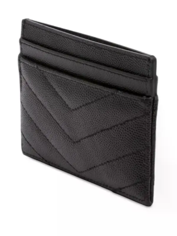 Saint Laurent 2023 Grain De Poudre Cassandre Matelasse Case Card Holder