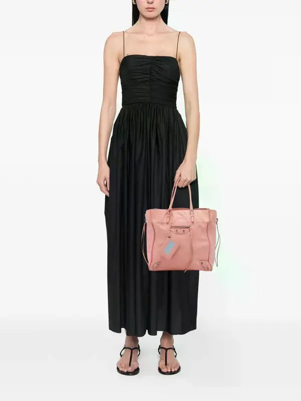 Balenciaga Leather Papier A5 Zip Around Tote Bag
