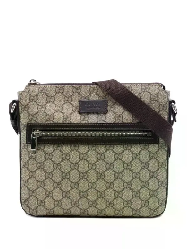 Gucci 2016-2026 Gg Supreme Crossbody Bag - Neutrals