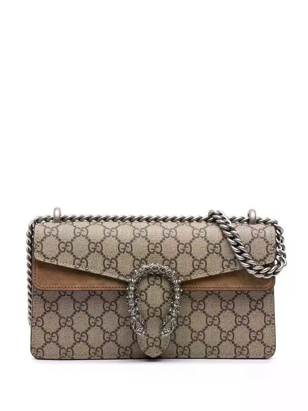 Gucci 2016-2026 Medium Gg Supreme Dionysus Crossbody Bag - Neutrals