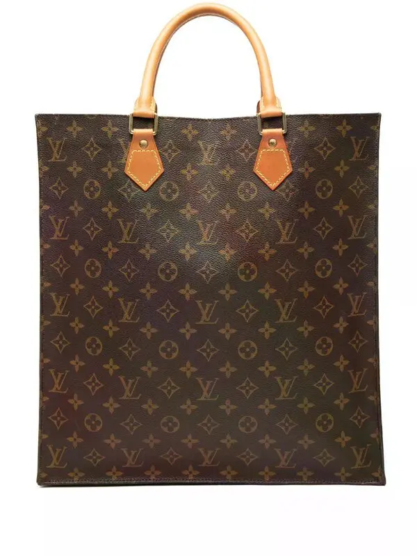 LOUIS VUITTON Monogram Sac Plat Tote Bag