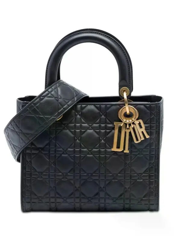 Dior Medium Lady Satchel - Black