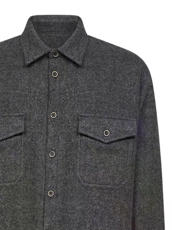 UMA WANG Tavis Chest-pockets Shirt