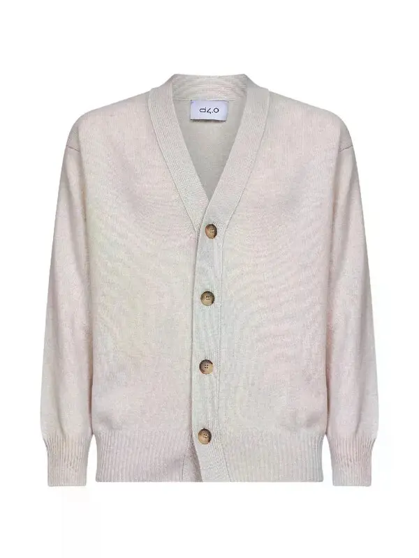 D4.0 Virgin Wool V-neck Cardigan