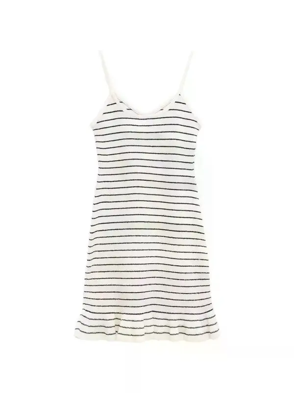JW Anderson Striped Ruffled Mini Dress