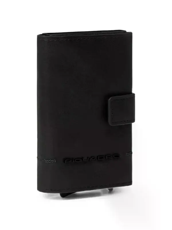 PIQUADRO Logo-embossed Cardholder Wallet