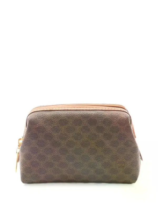 Celine 2010s Macadam Pouch Clutch Bag