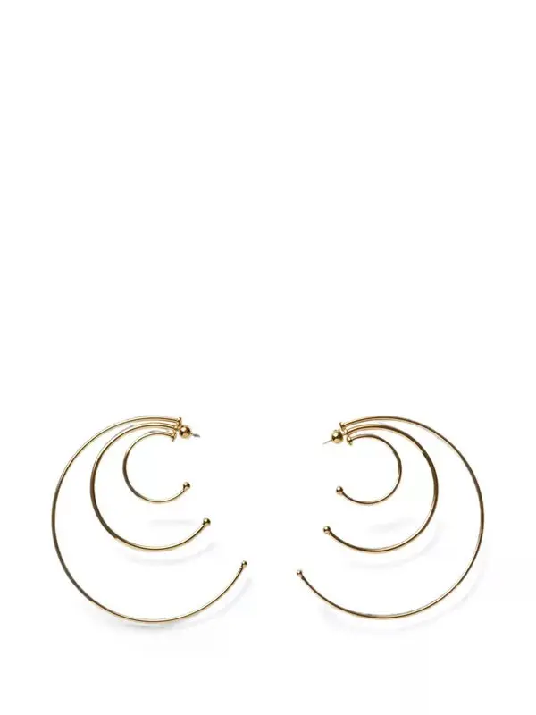 PANCONESI Solar Hoop Earrings