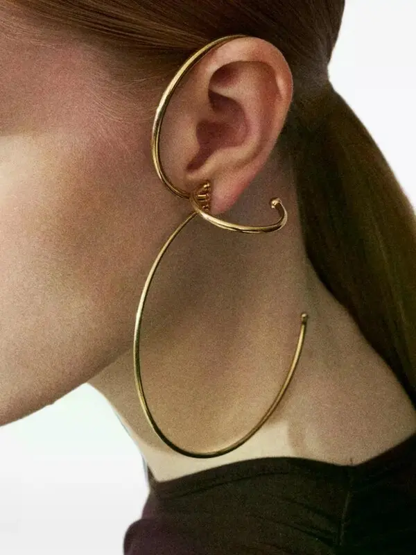 PANCONESI Solar Hoop Earrings