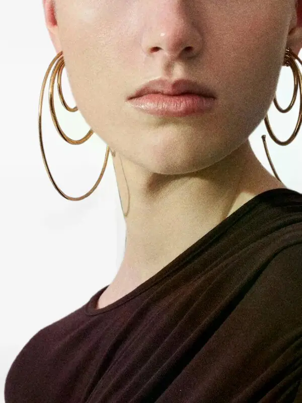 PANCONESI Solar Hoop Earrings