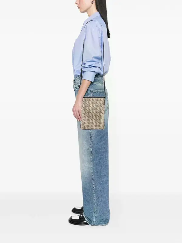 Fendi Zucchino Canvas Crossbody Bag