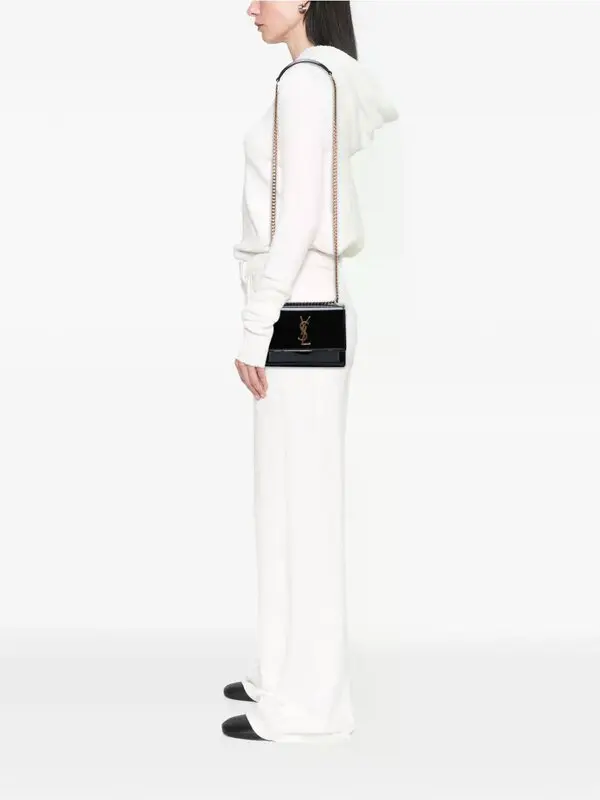 Saint Laurent Monogram Sunset Crossbody Bag - Black