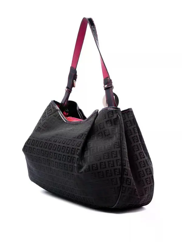 Fendi Zucchino Canvas Shoulder Bag