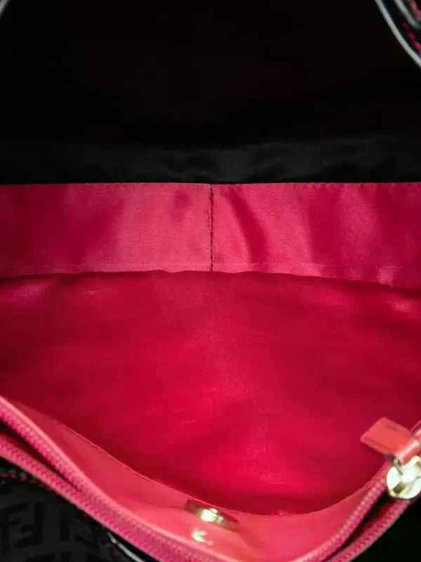 Fendi Zucchino Canvas Shoulder Bag