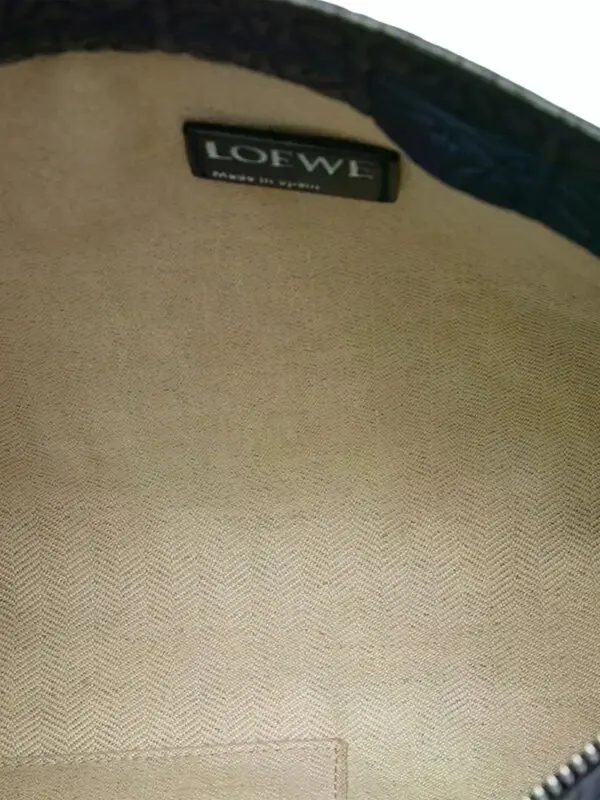 Loewe 2014 Embossed Anagram Leather Repeat T Clutch Bag