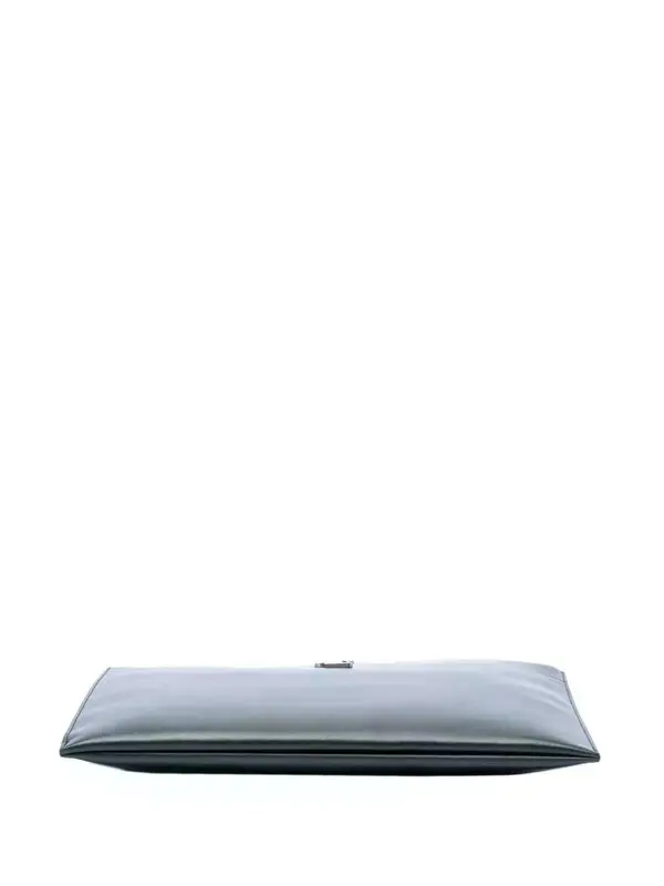 Saint Laurent Leather Monogram Ipad Case Clutch Bag