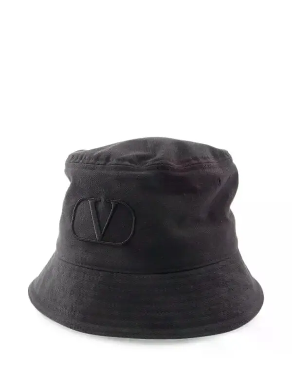 Valentino Garavani Vlogo Bucket Hat - Black