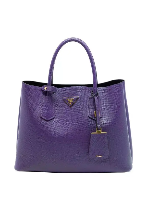 Prada Saffiano Cuir Double Satchel