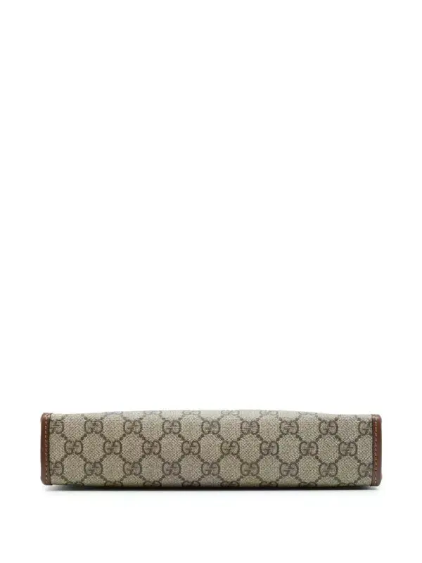 Gucci Gg Supreme Retro Interlocking G Clutch Bag