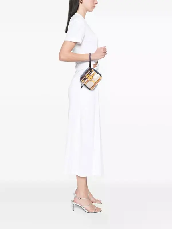 LOUIS VUITTON 2018 Transformed Canvas Time Trunk Square Bag Satchel