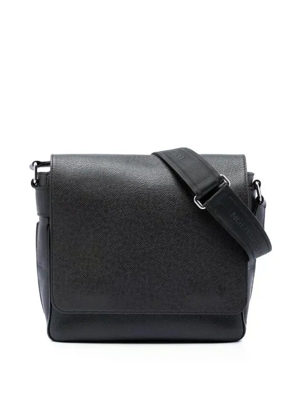 LOUIS VUITTON Taiga Roman Mm Crossbody Bag - Black