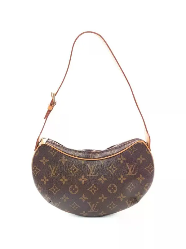LOUIS VUITTON Monogram Croissant Shoulder Bag - Brown
